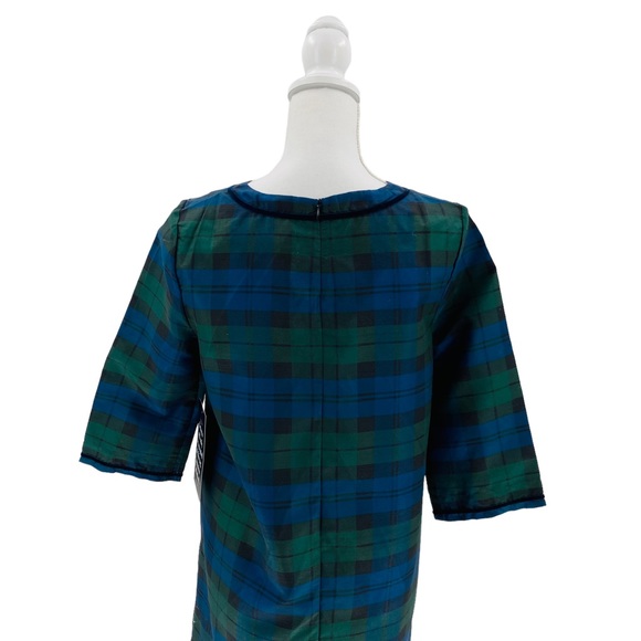 Tuckernuck | Dresses | Tuckernuck New Jamie Velvet Trimmed Plaid ...